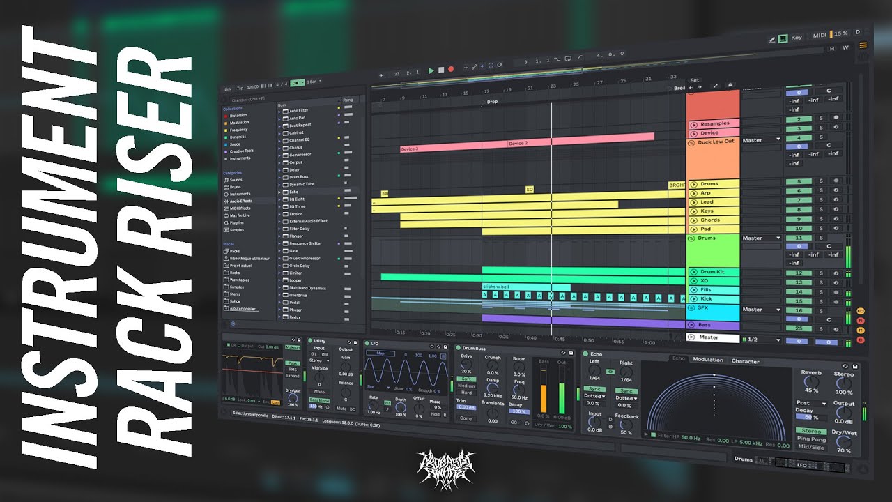 How to make an Ableton Riser Rack with Stock Effects! - YouTube