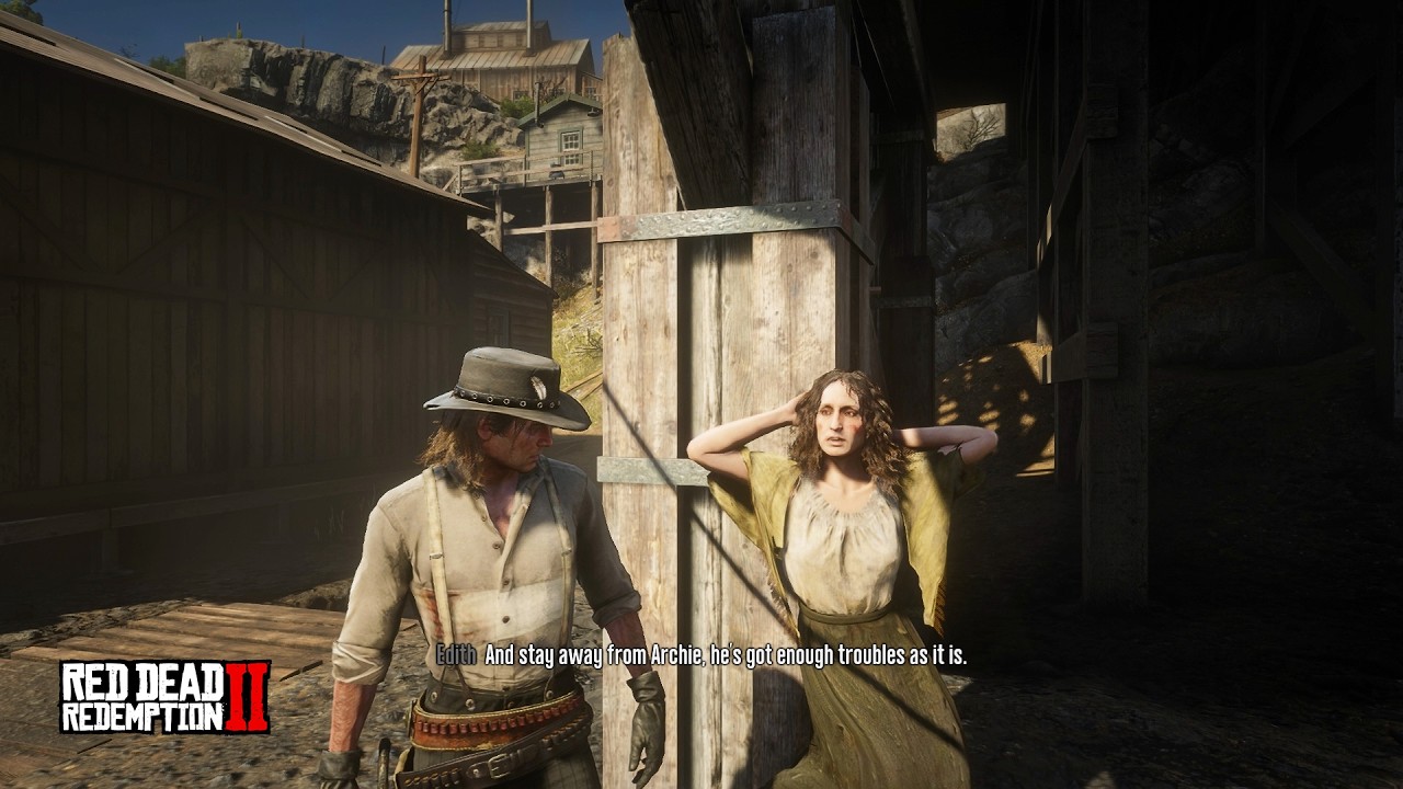 Edith Downes' Reaction If You Don't Leave Her Alone | RDR2 - YouTube