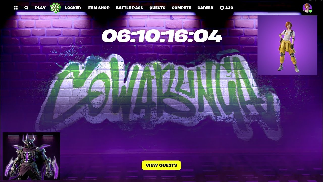 April O'Neil Investigates Quests! Cowabunga Event Countdown! Fortnite ...