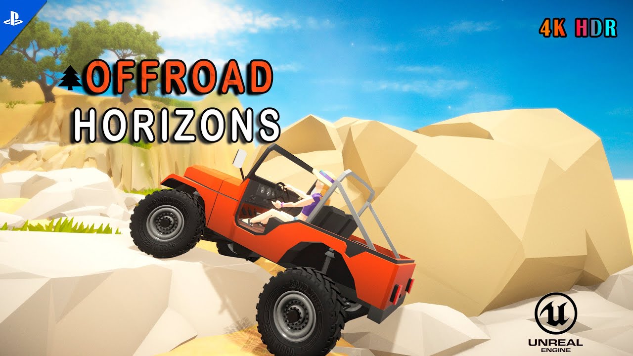 OFFROAD HORIZONS - Gameplay | unreal engine 5 | Ultra grapfic 4K HDR ...