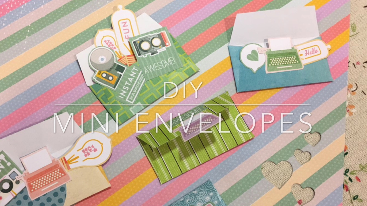 DIY easy MINI ENVELOPE tutorial | novel ideas - YouTube