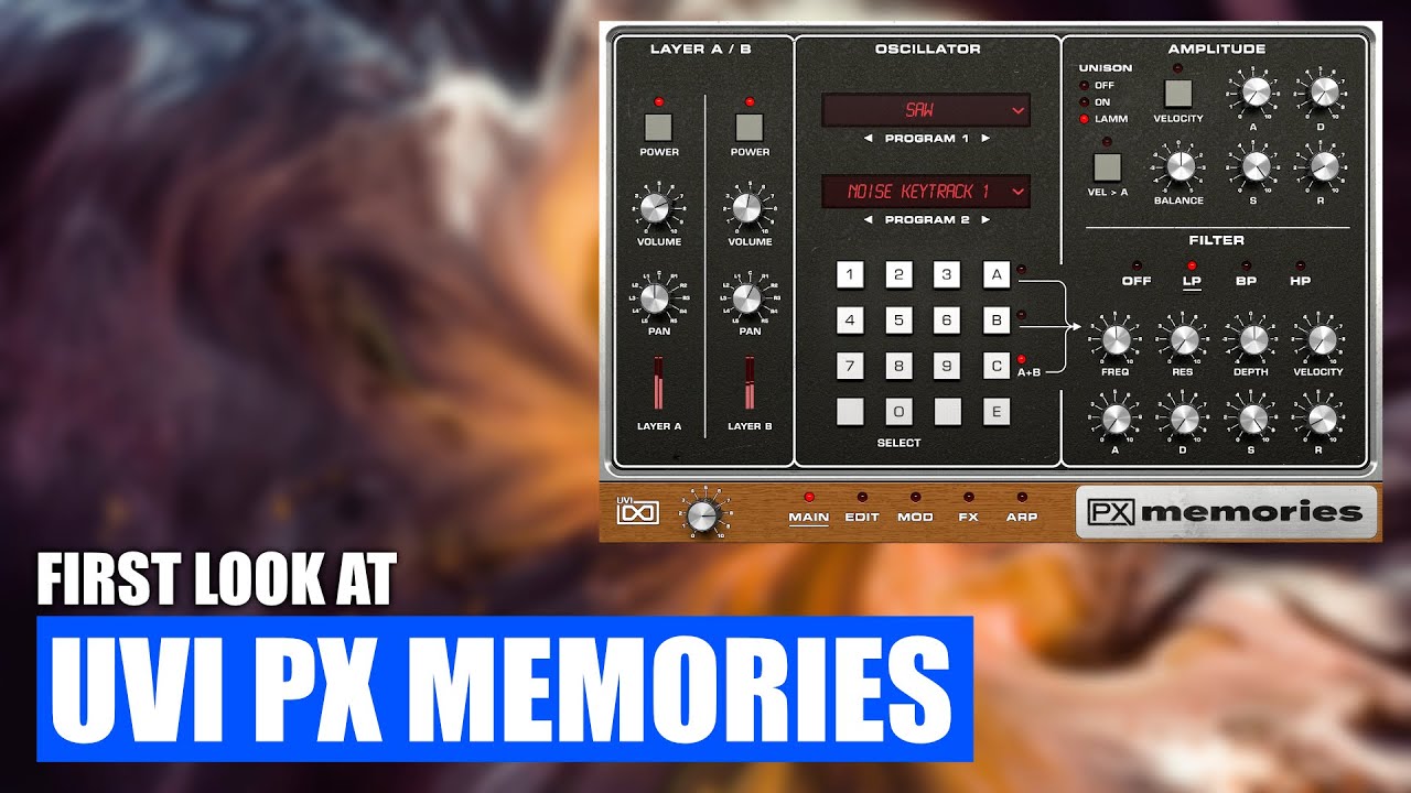 First look at UVI PX Memories - YouTube