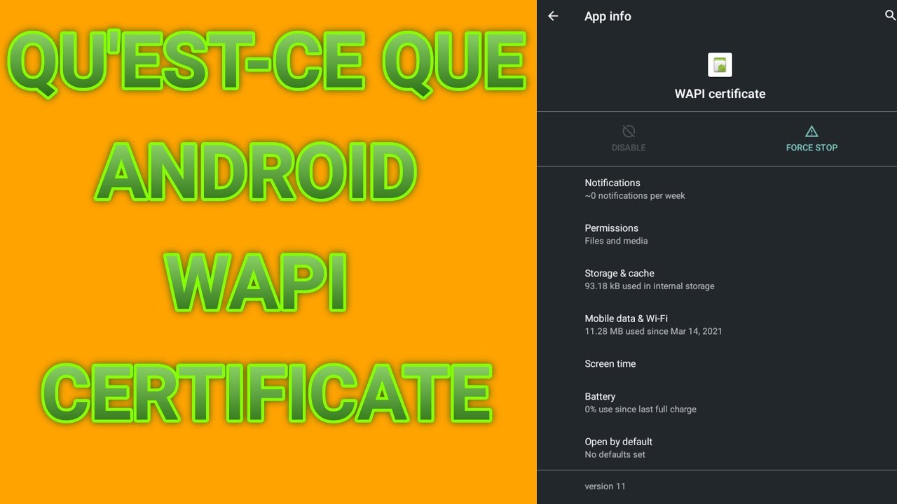 QU'EST-CE QUE WAPI CERTIFICATE ET A QUOI ÇA SERT - YouTube
