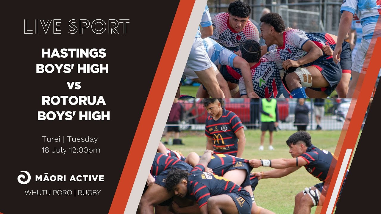 Super 8 Rugby First XV | Hastings Boys' High v Rotorua Boys' High - YouTube