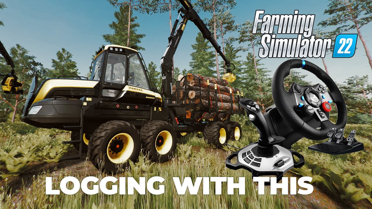 Try Logitech Extreme 3d Pro Joystick in Farming Simulator 22 | logging ...