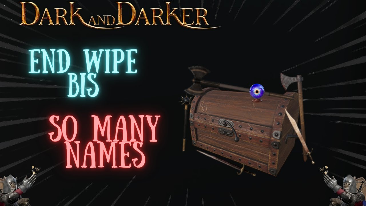 End of wipe got me so many names | Dark and Darker - YouTube