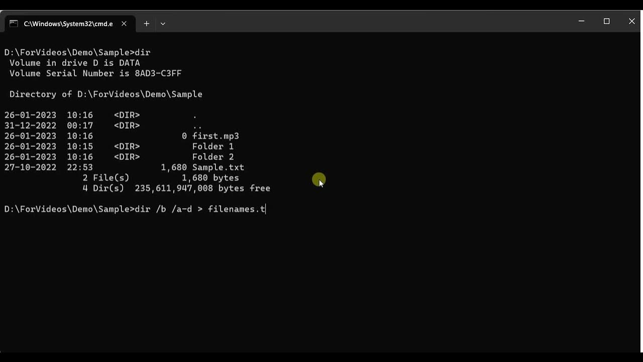 How To Export Names Of Only Files To A Text File From Command Prompt how-to-export-names-of-only-files-to-a-text-file-from-command-prompt