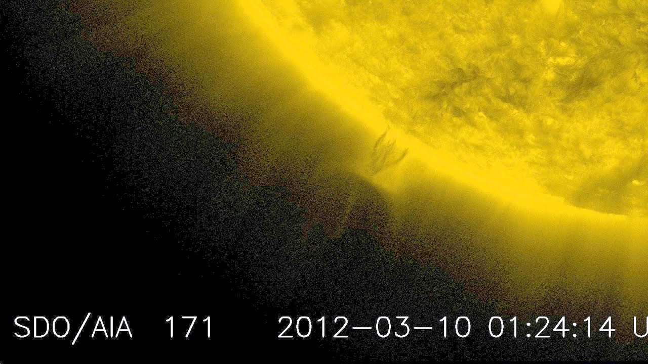 LOOKS LIKE HUGE SPHERE SUCKING PLASMA FROM SUN (HD-Version) - YouTube