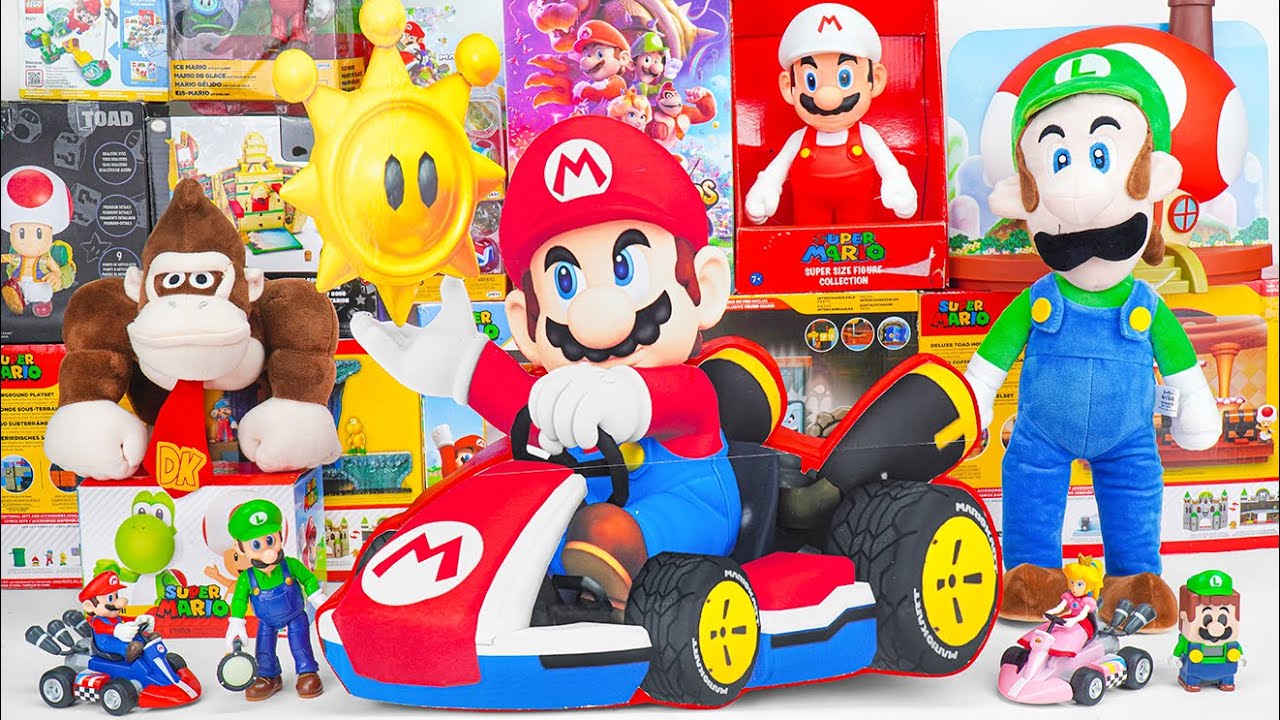 Super Mario Bros Mystery Box Unboxing Toys Review 🌞 Mario, Luigi ...