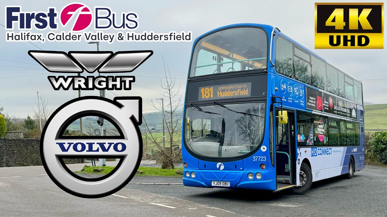 [First Bus West Yorkshire: 181 Huddersfield to Wilberlee via Cowlersley ...