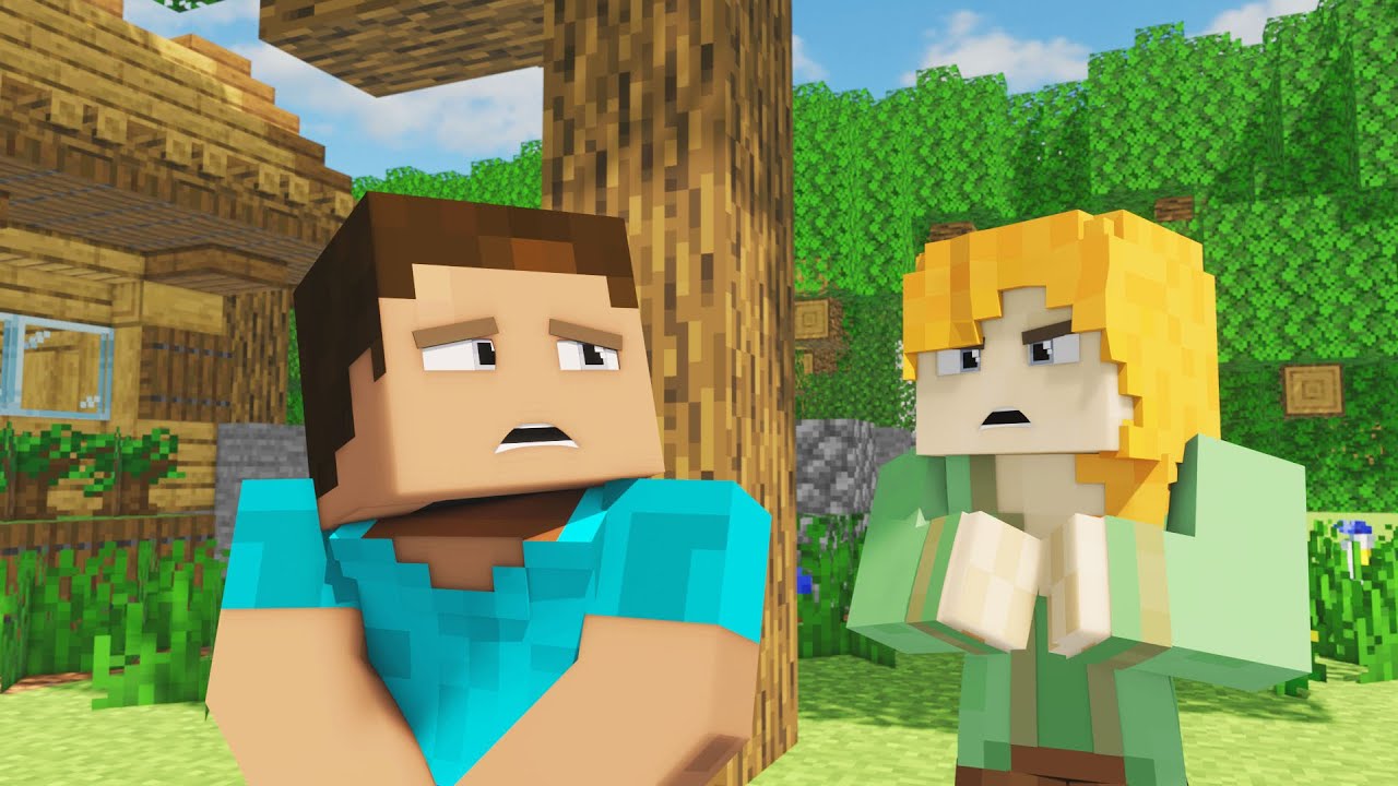 Peeing - Alex and Steve Life (Minecraft Animation) - YouTube