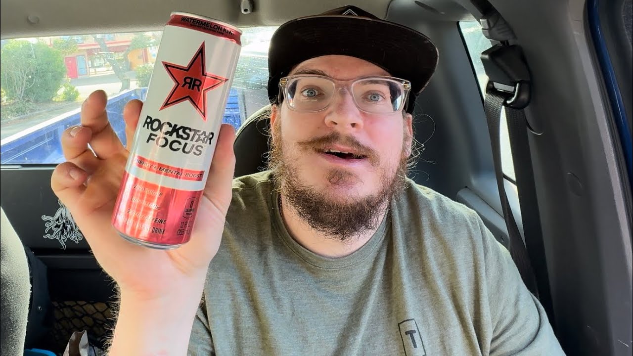That New New Rockstar focus watermelon kiwi flavor review - YouTube