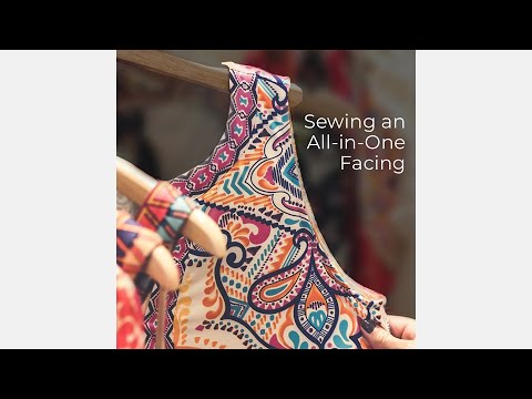 Sewing an All-in-One Facing - Armhole Technique - YouTube