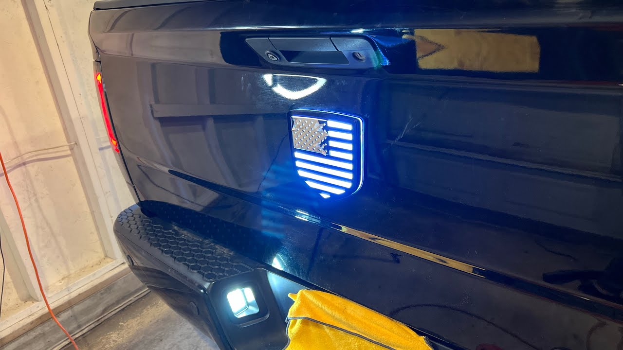 Ikonic led badges install step by step. 4th gen Cummins. - YouTube