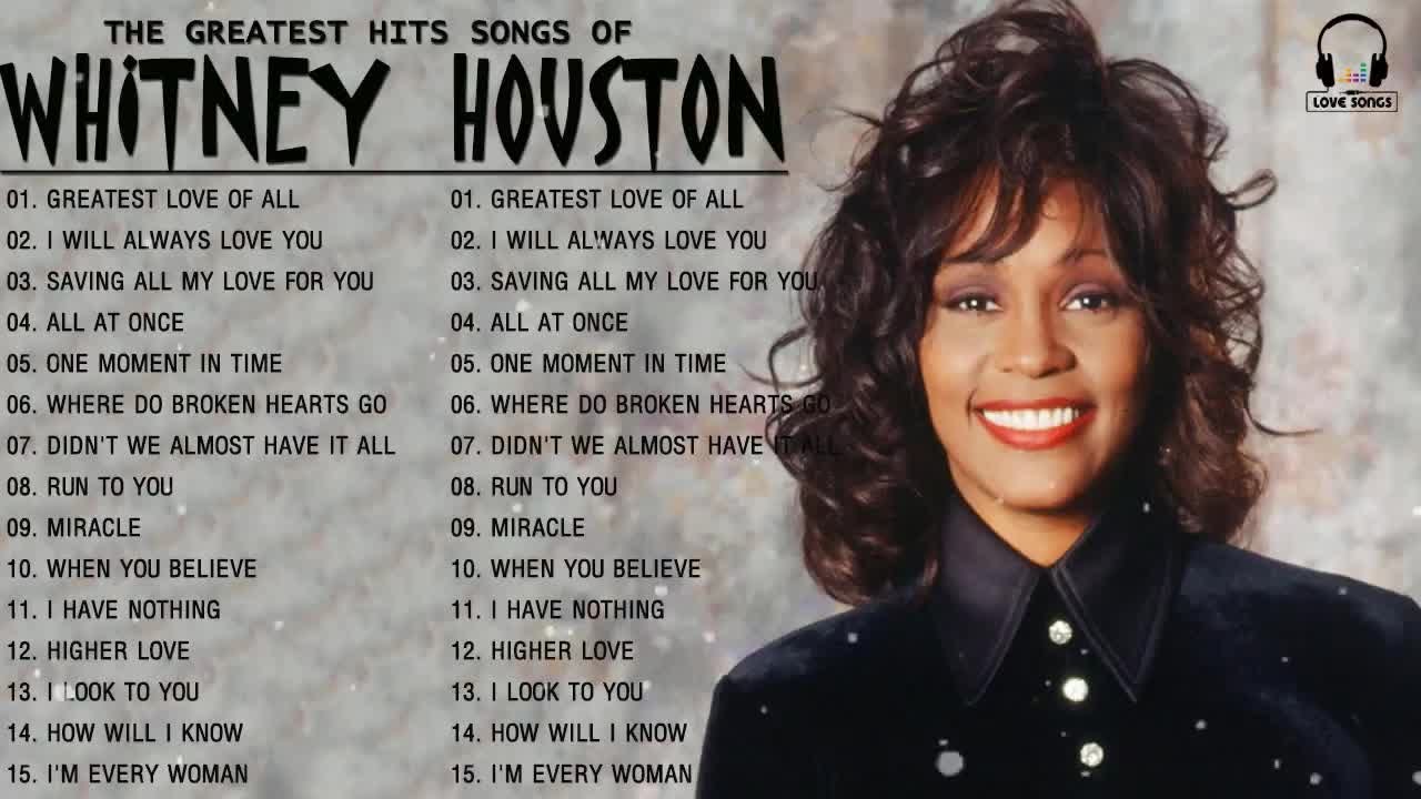Whitney Houston Greatest Hits Best Of Whitney Houston Full Album l ...