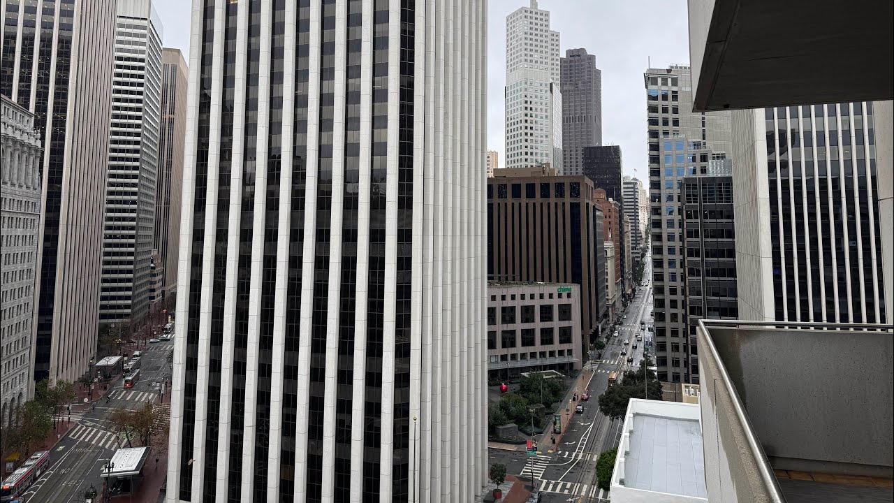 View from 12th Floor of San Francisco Hyatt Regency Embarcadero ...
