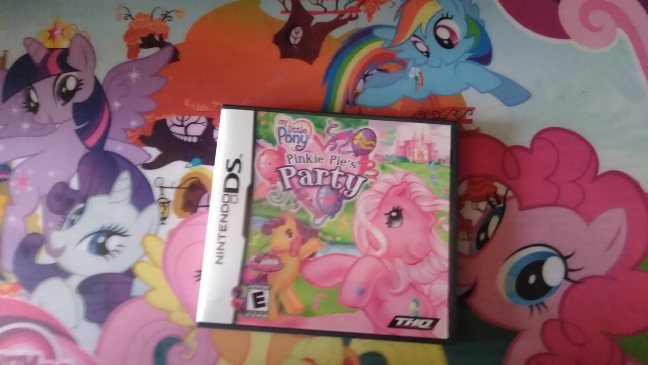 Unboxing My Little Pony pinkie Pies Party Nintendo DS - YouTube