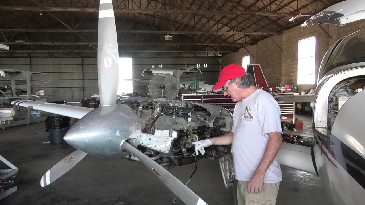 Examination of lifters in IO-520 - YouTube