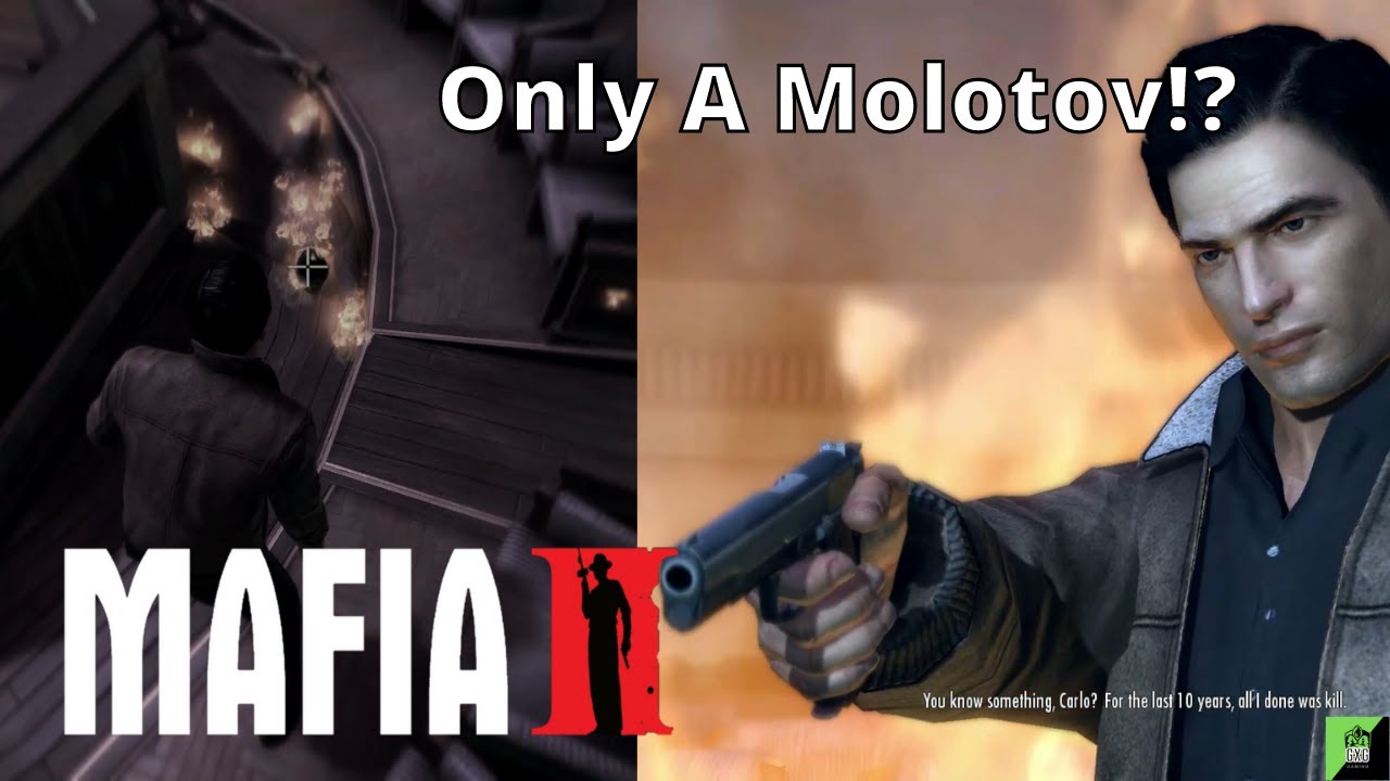 Mafia II: Killing Carlo Falcone with only a MOLOTOV l GXG Gaming - YouTube
