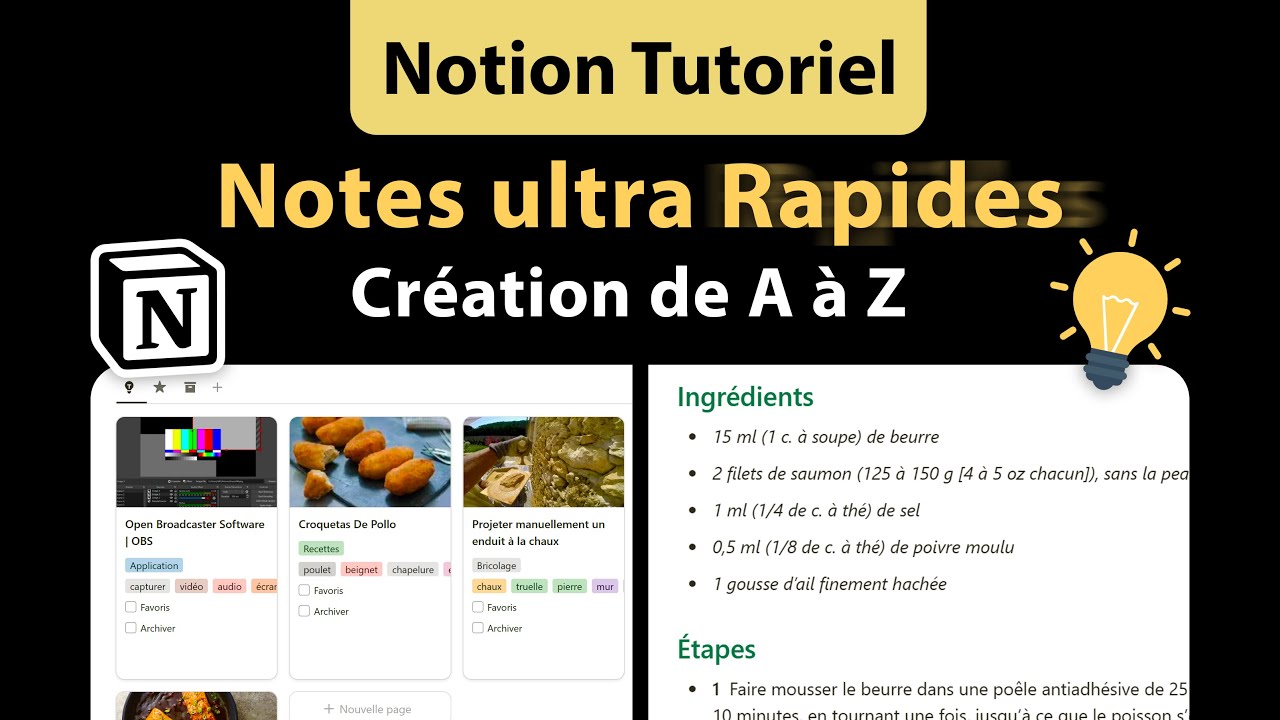 Créer un Système de Prises de Notes minimaliste de A à Z 📒 - Notion ...