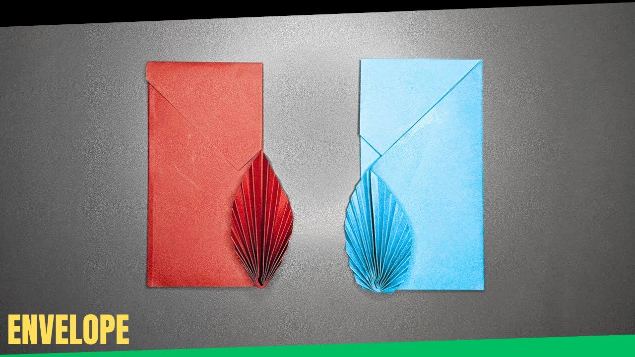 Rectangular origami envelope | paper envelope ideas | How To - YouTube