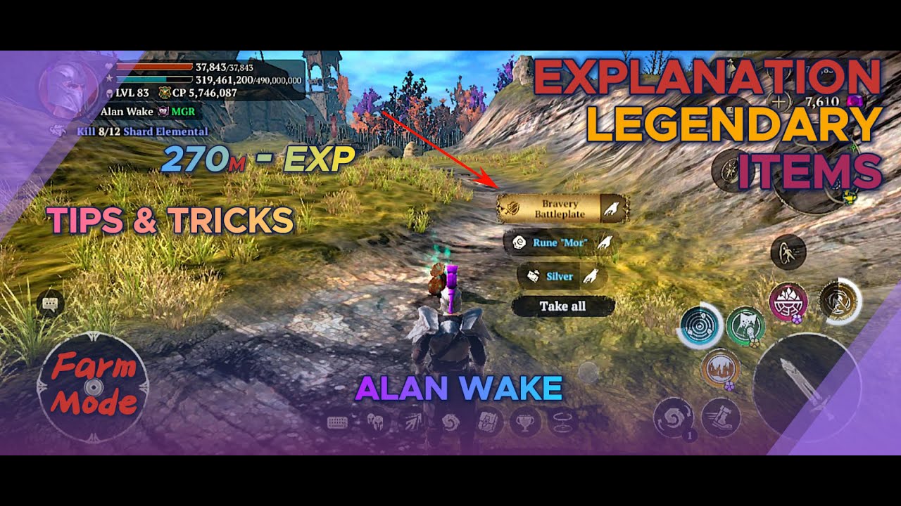 Evil Lands: Legendary Farm Mode / 270 Million EXP 🤯 - YouTube