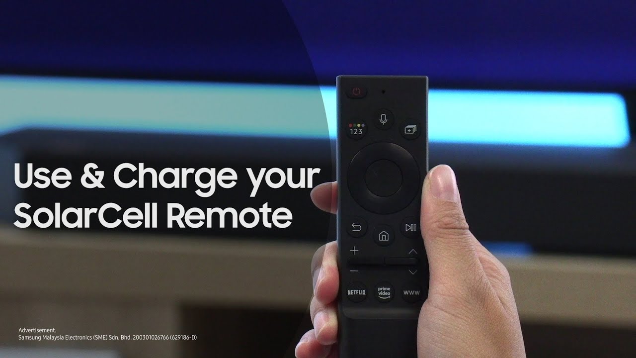 How-To Use and Charge your SolarCell Remote | Samsung - YouTube
