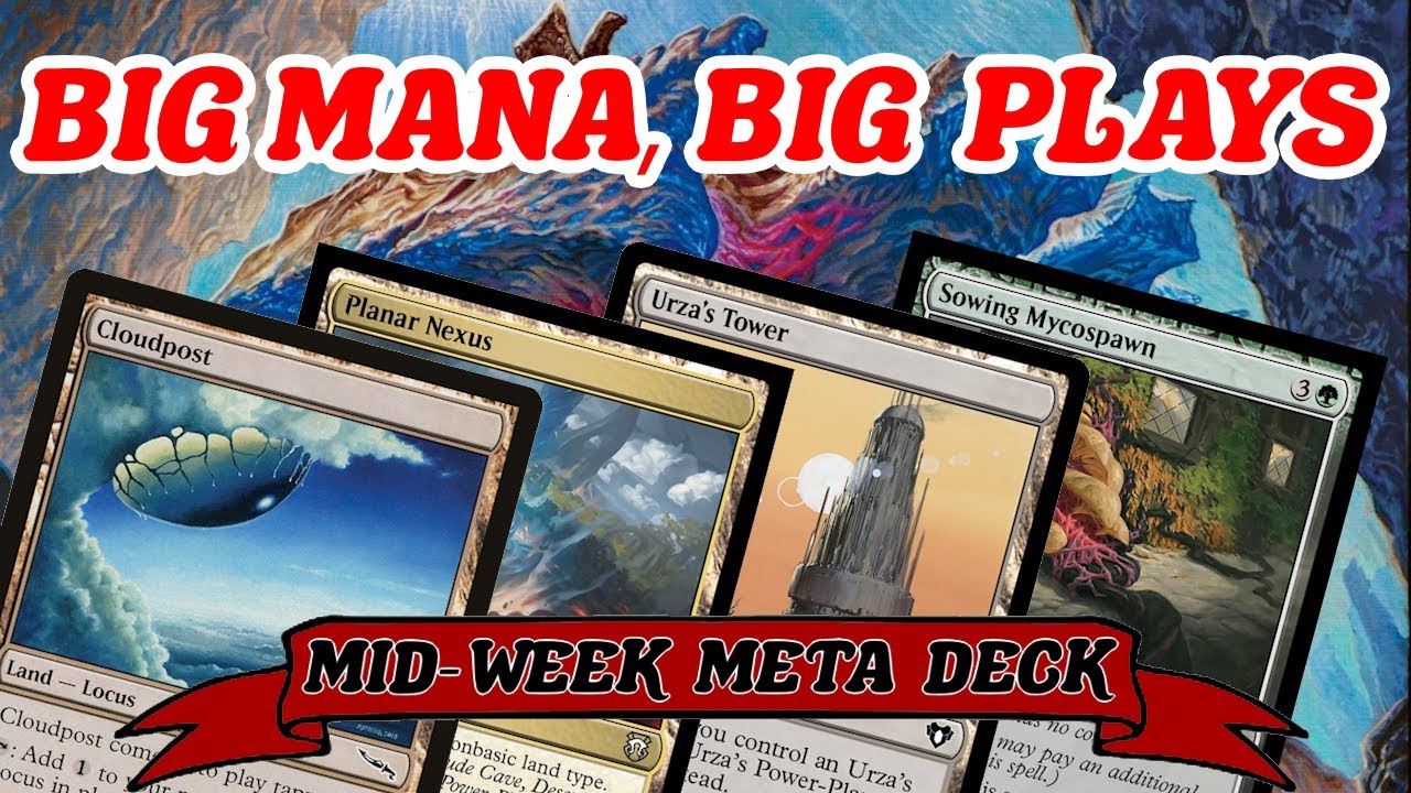 BIG MANA, BIG PLAYS! Tournament Winning Legacy Cloudpost Ramp deck MTG ...