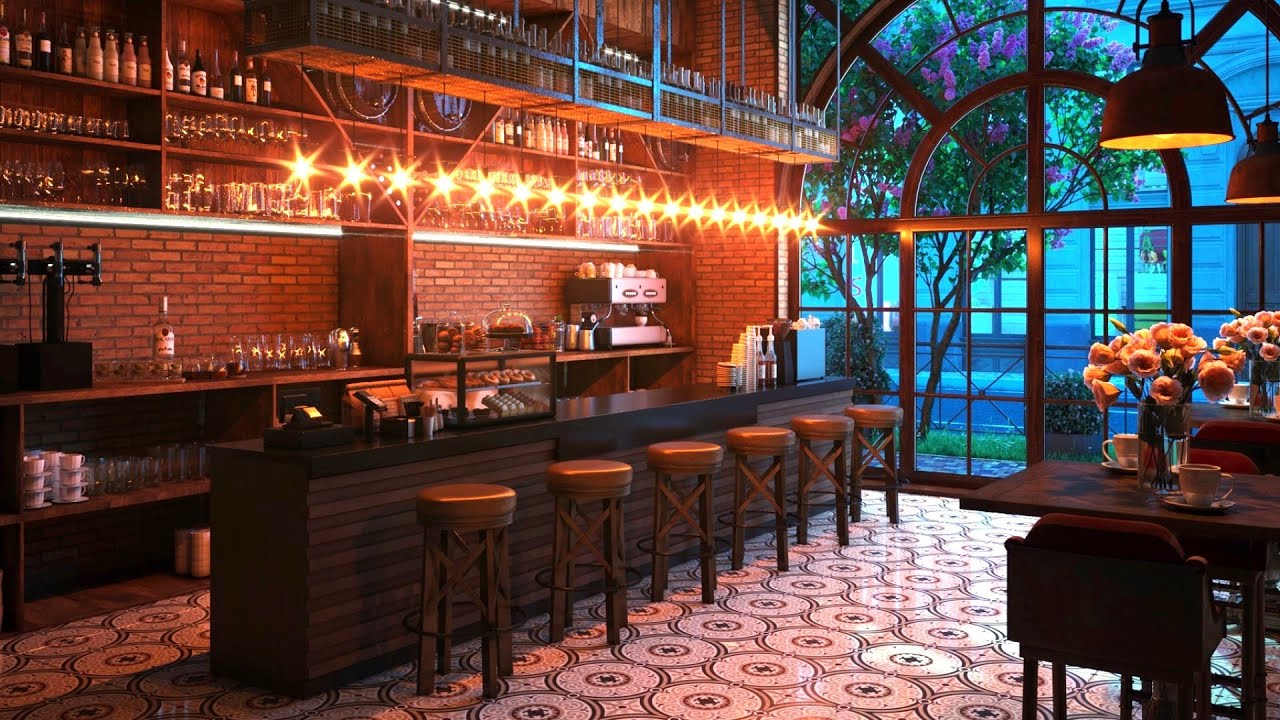 Coffee Shop Music Ambience | Beautiful Jazz Music | Relaxing Background ...