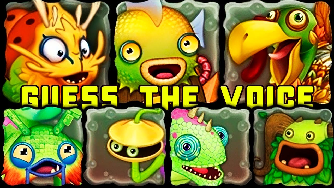 ONLY GREEN - Guess the MONSTER’S VOICE (My Singing Monsters) - YouTube