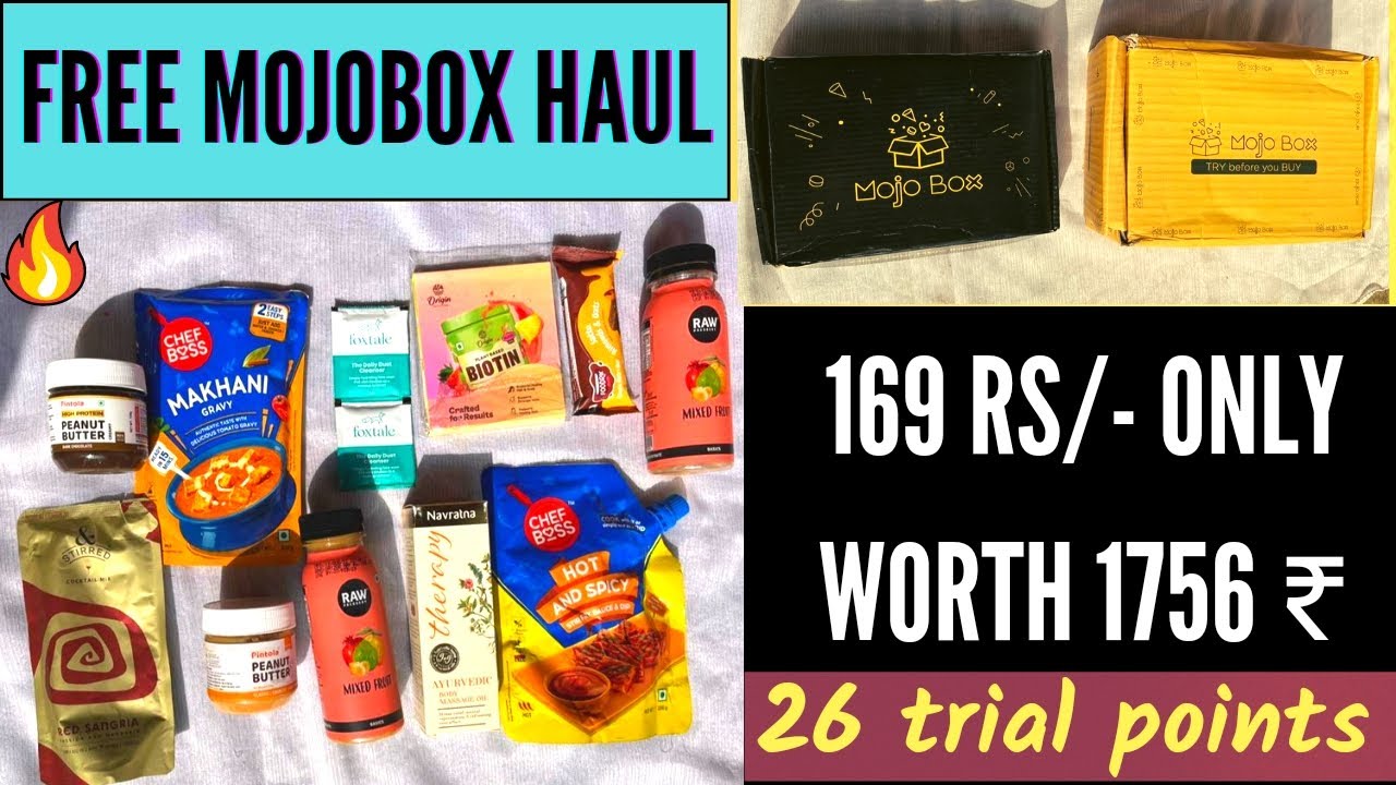 Mojo Box Haul 🔥 Free products unboxing & review 😱 Buy 1 get 1Free gift ...