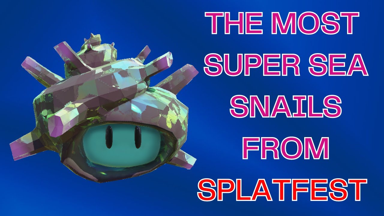 how to get the most SUPER SEA SNAILS from a splatfest splatoon 3 - YouTube