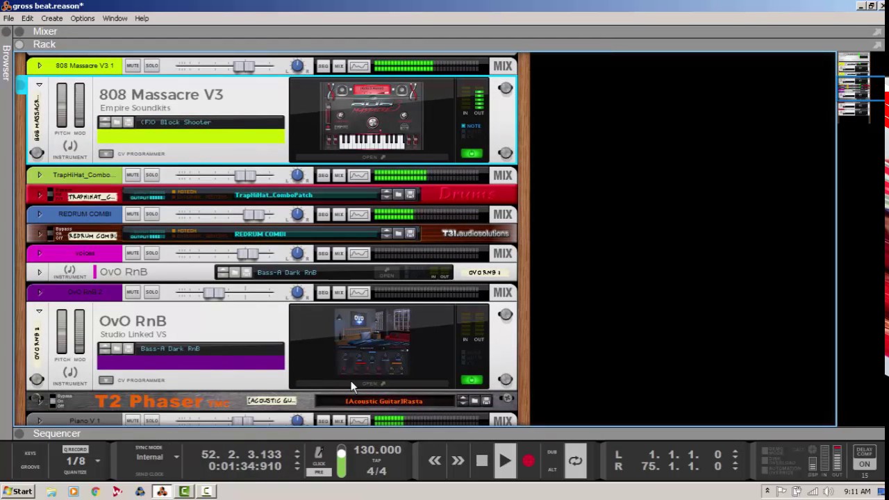 Reson 9.5 (Gross Beat, Nexus, 808 Massacre, Kilohearts kHs One vst ...