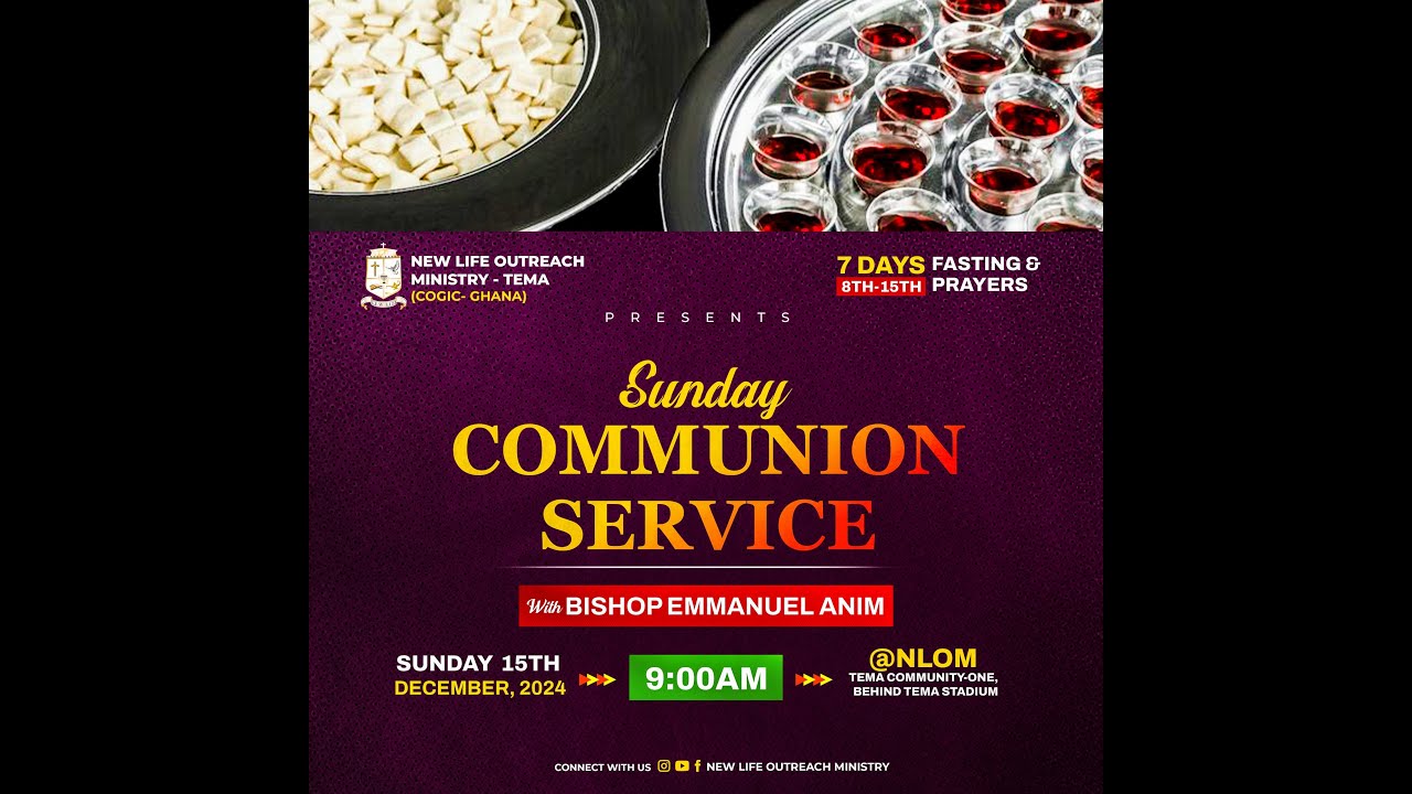 SUNDAY SERVICE WITH BISHOP EMMANUEL K. ANIM - YouTube