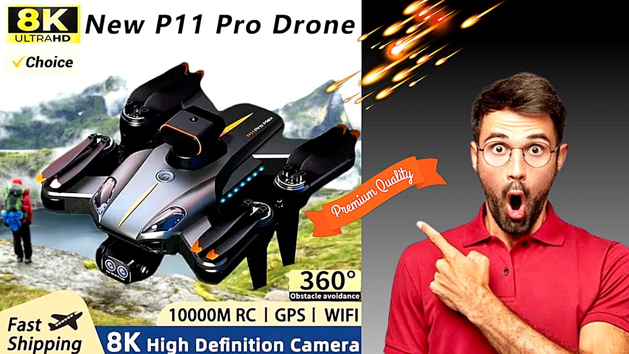 P11 Pro Max Drone 8K 5G GPS Professional HD - YouTube