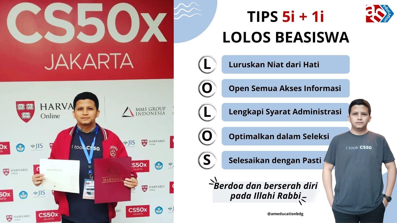Tips & Trik Lolos Beasiswa LPDP CS50 Harvard University - YouTube