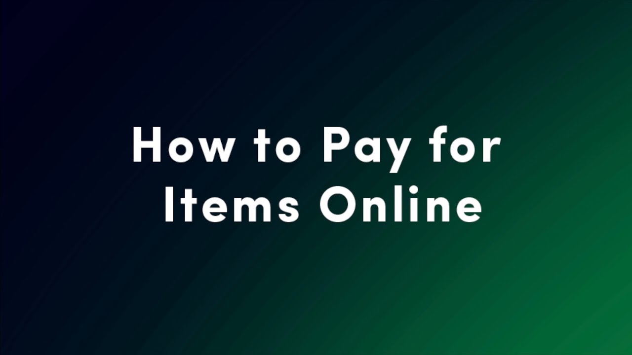 Damex: How to Pay for Items Online - YouTube
