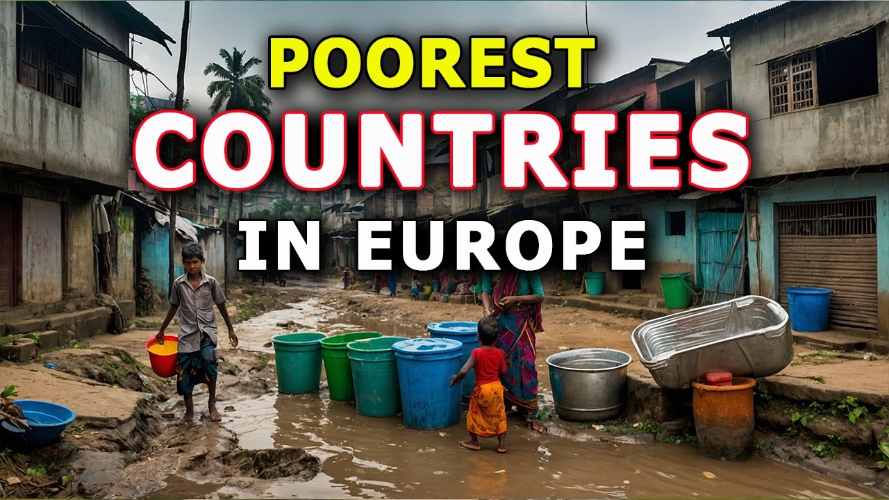 Top 5 Poorest Countries in Europe You Won't Believe! 🇪🇺 | Video 4K ...