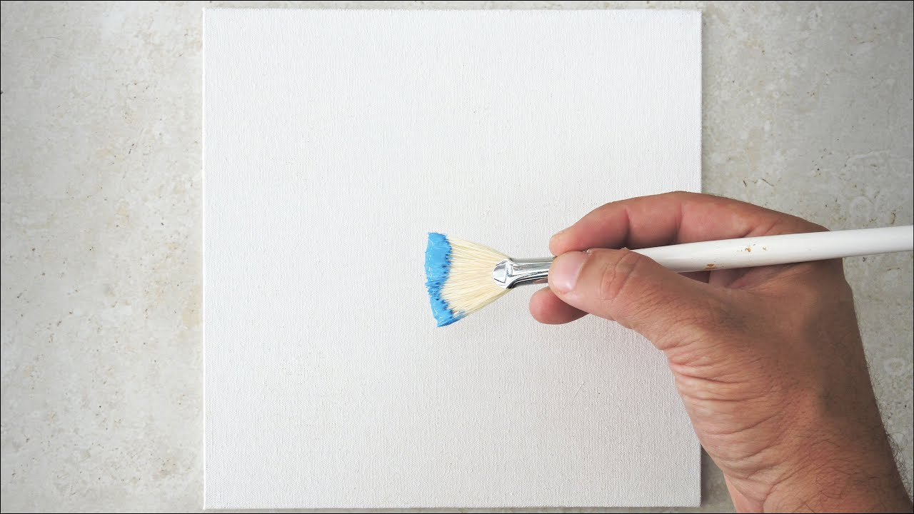 The Beauty of a Cold Day - Acrylic Painting for Beginners - YouTube