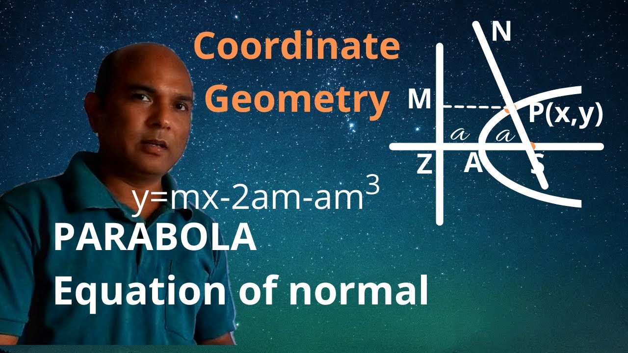 CBSE | Class 11 and 12 Mathematics | Parabola- Equation of Normal - YouTube