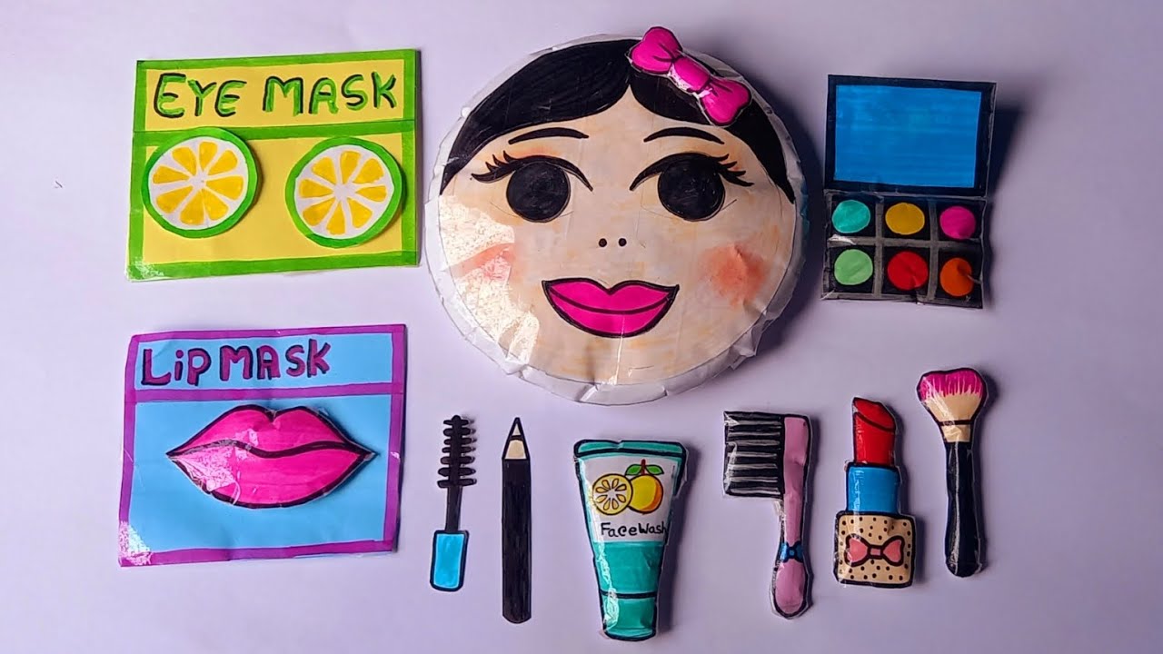 Roblox skincare and makeup। Paper crafting। Satisfying asmr।paper diy ...