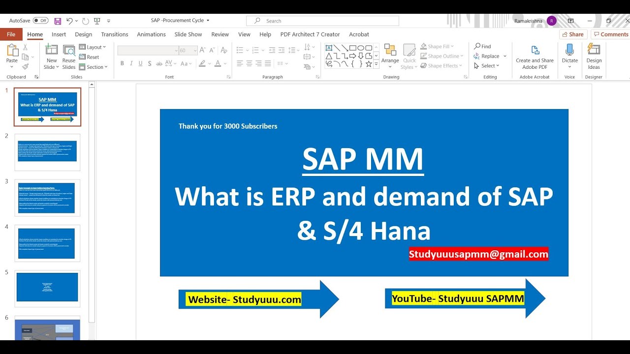 Why ERP and Why SAP Recommended to use - YouTube