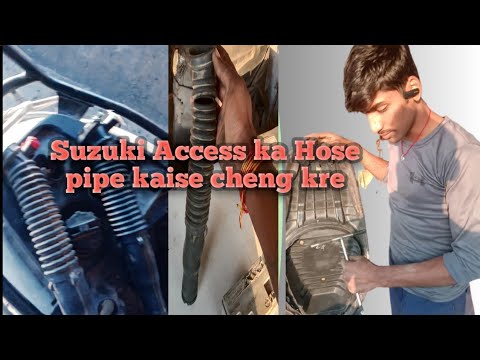 Suzuki Access ka Hose pipe kaise Cheng kre - YouTube
