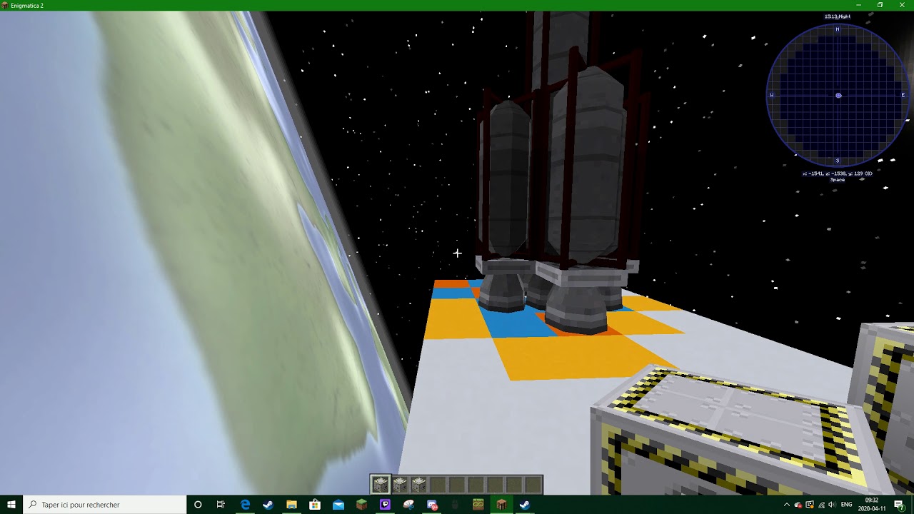 (Advanced Rocketry) making a space station, and warping 101 - YouTube