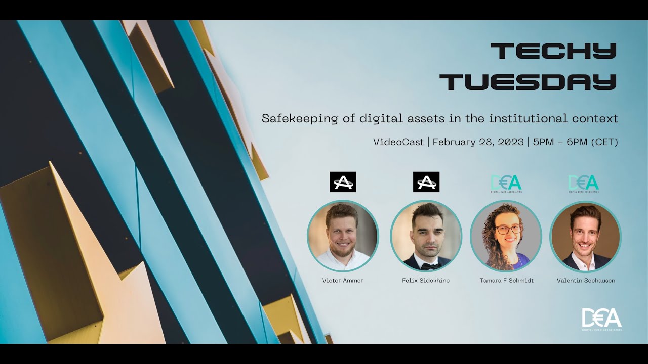 DEA Techy Tuesday | Episode 3 - Safekeeping of Digital Assets in the ...