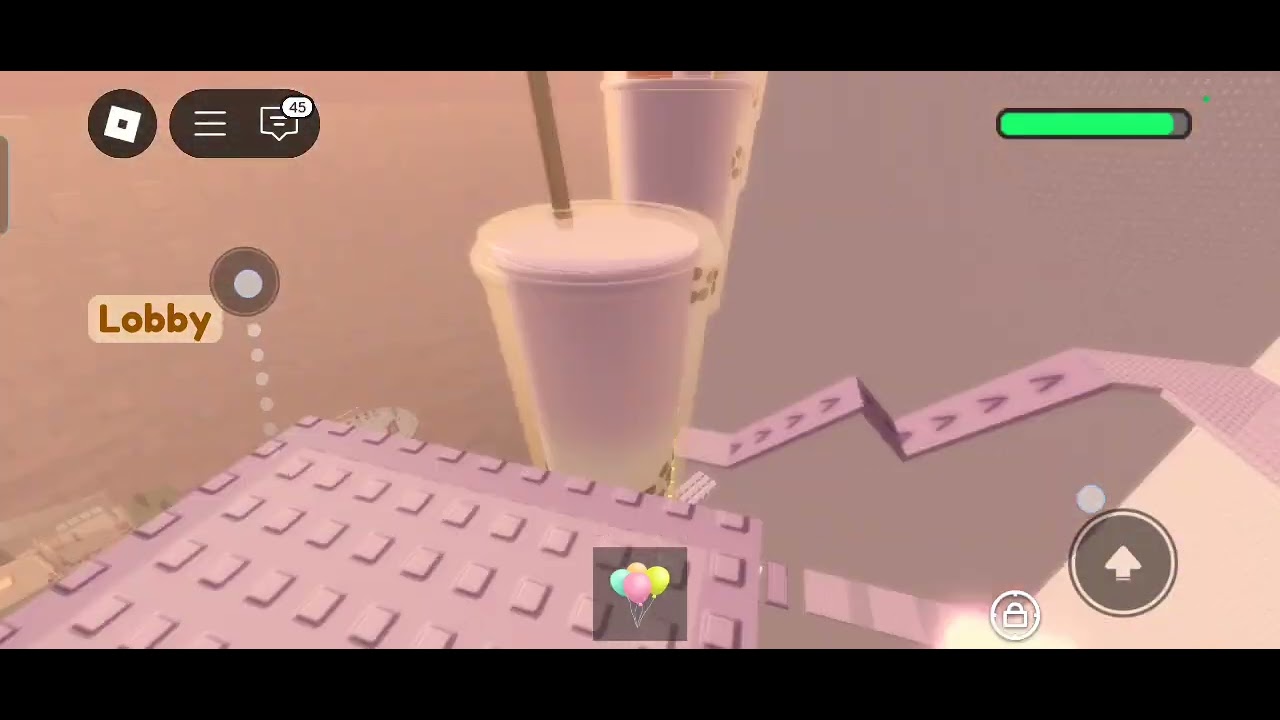 playing roblox boba tea tower obby - YouTube