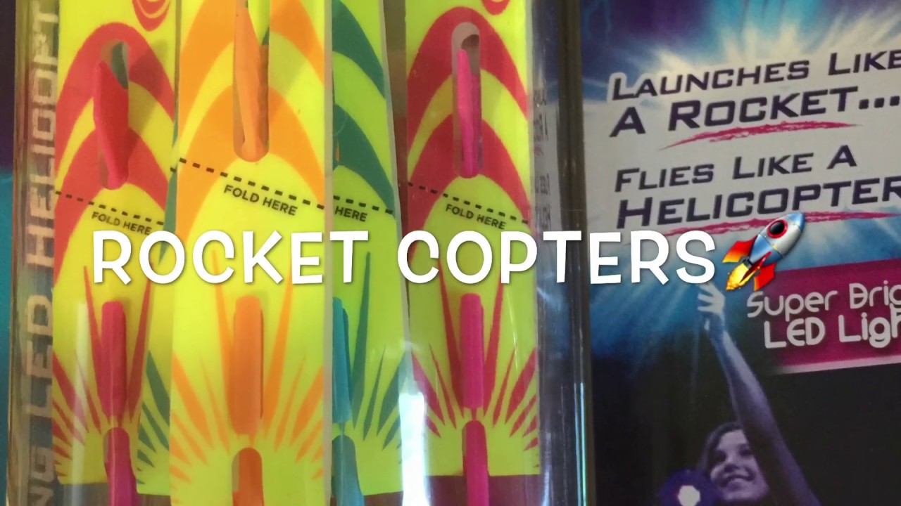 ROCKET COPTERS - Watch these cool toys soar in the air! - YouTube