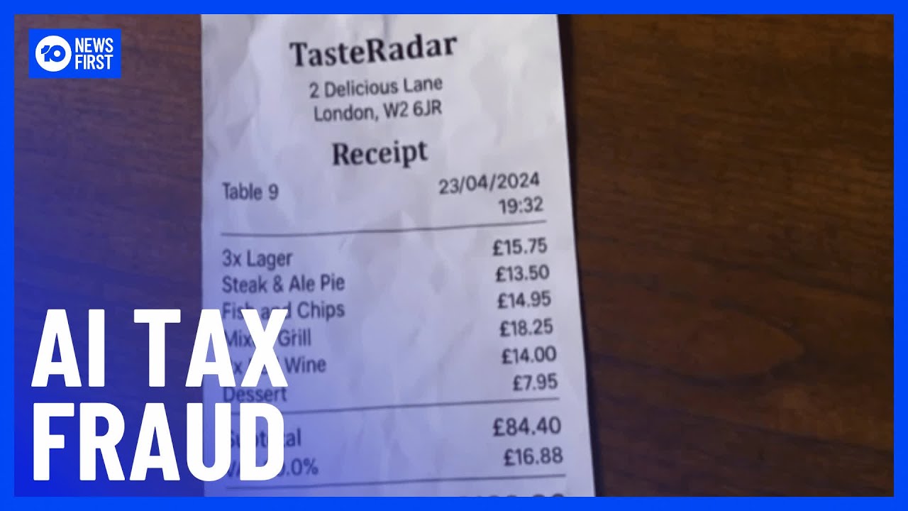 Artificial Intelligence Being Used To Generate Fake Receipts For Tax ...