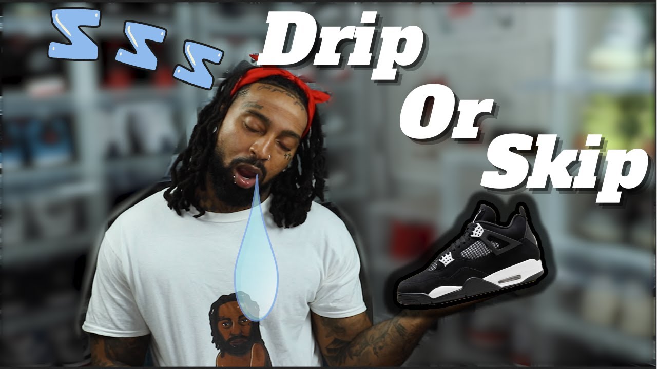 Air Jordan 4 Retro White Thunder | Drip Or Skip - YouTube