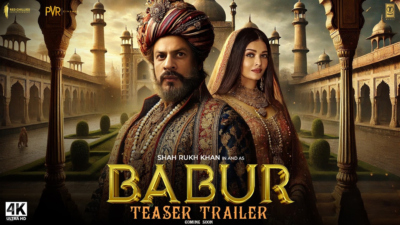 BABUR : The Mughal Emperor - Trailer | Shah Rukh Khan, Suhana ...